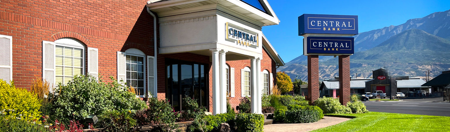 Central Bank Utah - Bank in Orem Utah - Voted "Best Bank in Utah Valley"